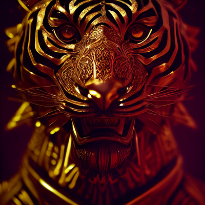 Golden Tiger V2 #44 | Binance NFT