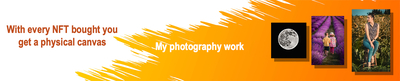 Oil photography art with canvas | Binance NFT