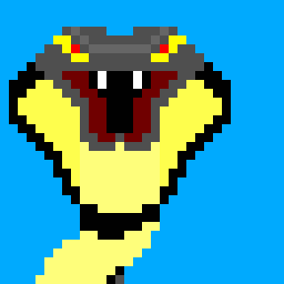 cobra pixel art | Binance NFT