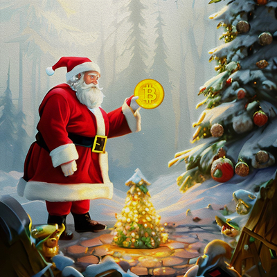 Dear Santa For Christmas I Just Want Bitcoin | Binance NFT
