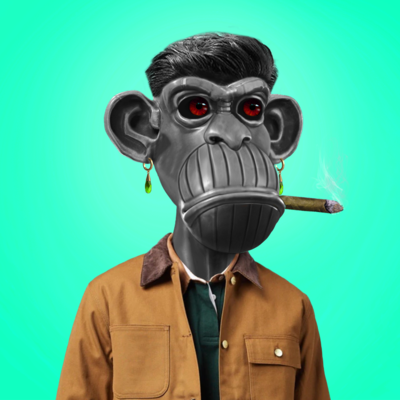 QUANTUM APE FATHER YELLOW TICK #34/12400 | Binance NFT