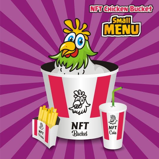 NFT Chicken Bucket - SMALL Menu #7 | Binance NFT